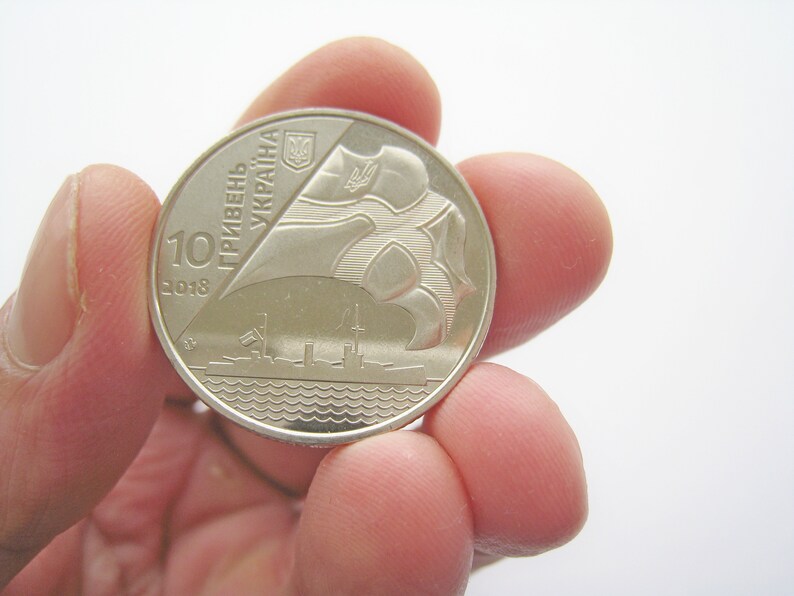 Ukrainian Souvenir Coin 10 Hryvnia Commemorative Coin 100th Anniversary ...
