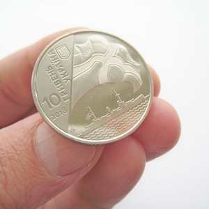 Ukrainian Souvenir Coin 10 Hryvnia Commemorative Coin 100th Anniversary ...