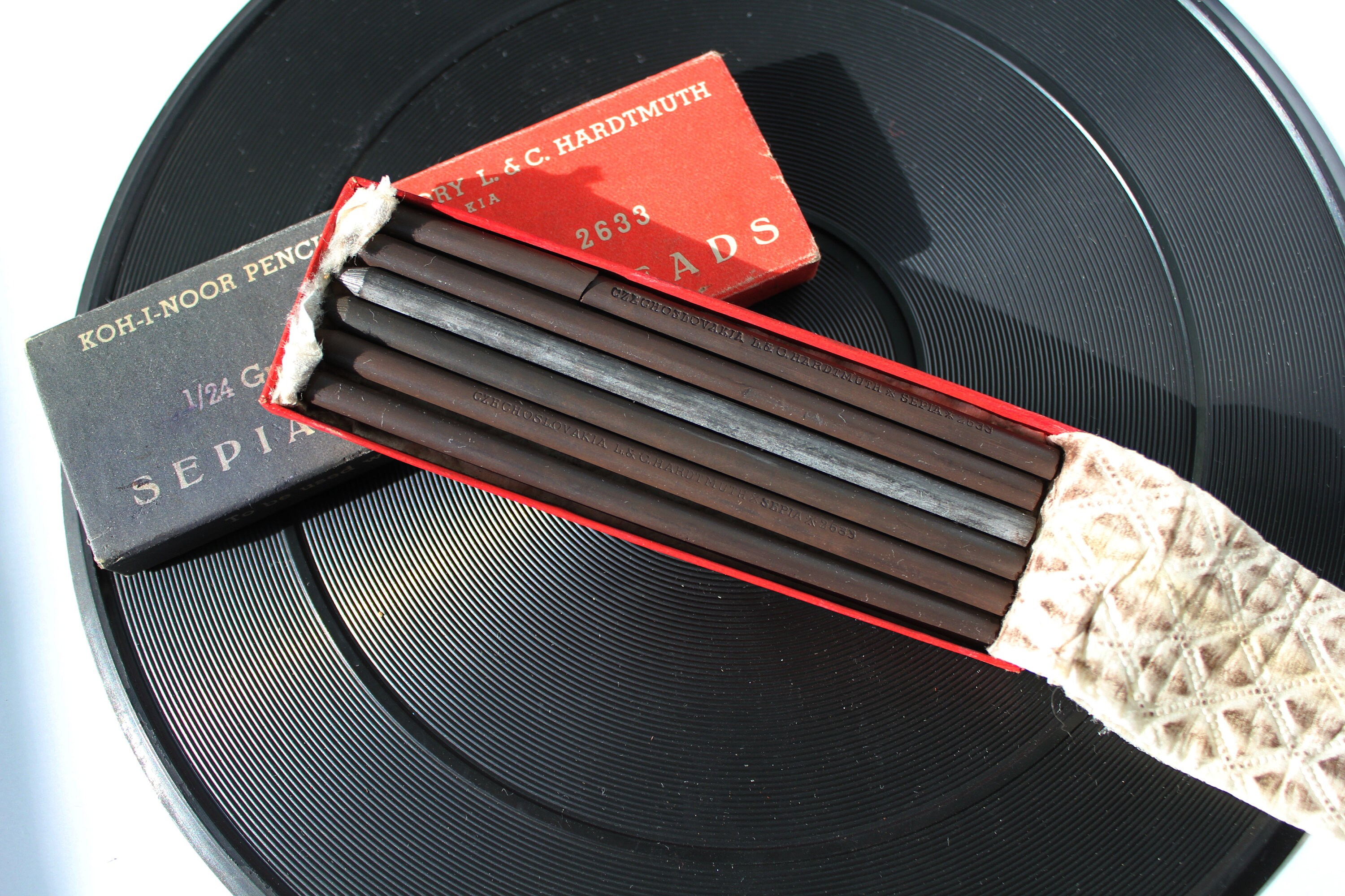 Vintage Drawing Rod Set Design Pencil Sketching Graphite Rod Soviet Set ...