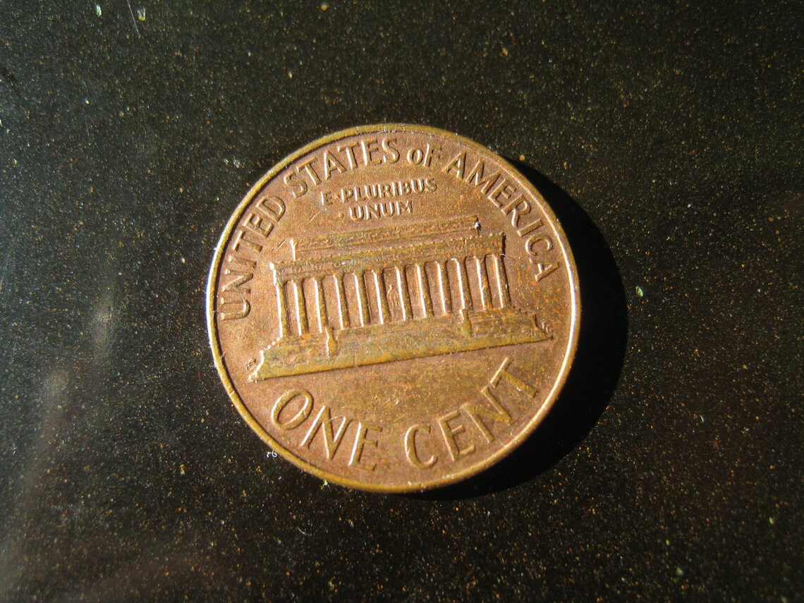 USA 1 Cent 1963 Penny Coin Rare Vintage Copper Real Genuine - Etsy