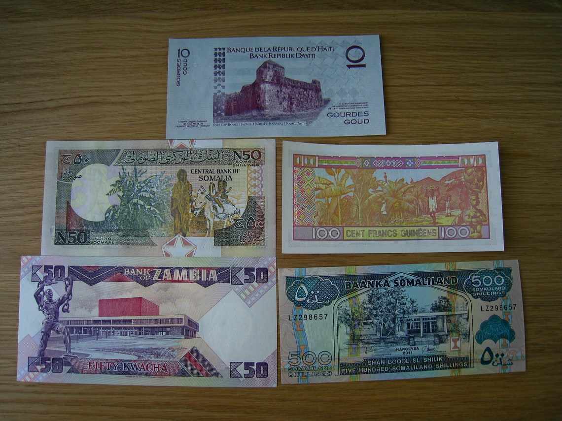 Banknotes of the World Paper Money - Etsy