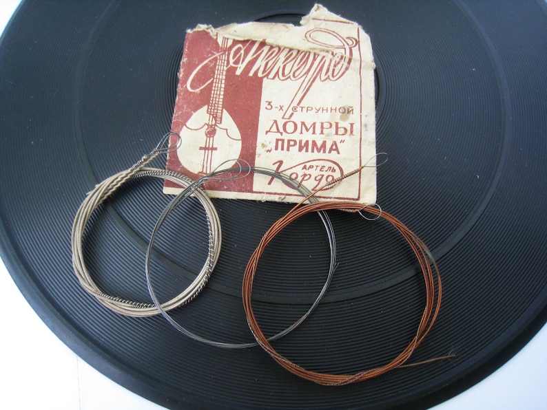 Vintage Steel Strings for Domra, Made in the USSR, Musical Instrument ...