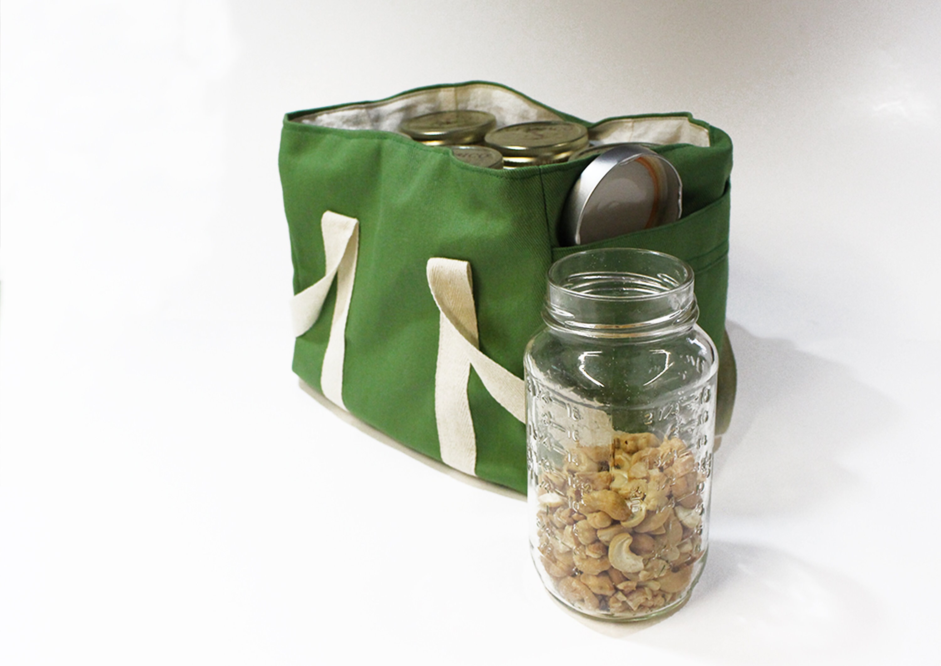 Mason Jar Tote Bag Essential for Bulk Shopping and Carrying - Etsy