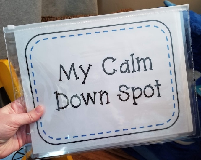 Calm Down Spot - Etsy