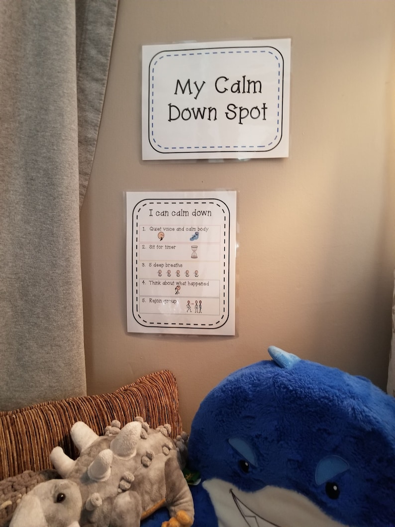 Calm Down Spot | Etsy