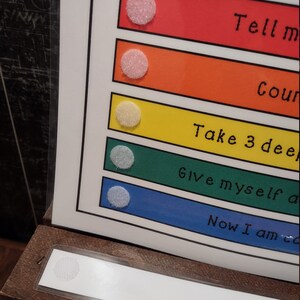 Calm Down Steps Visual - Etsy