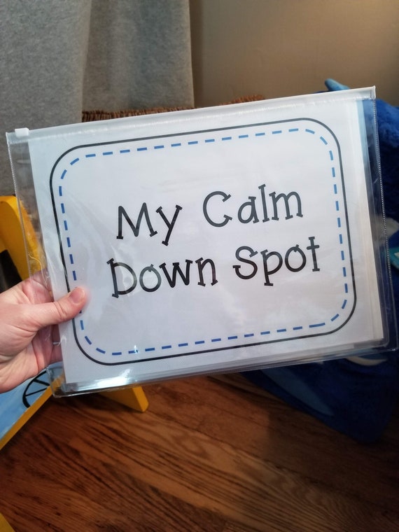 Calm Down Spot - Etsy