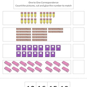 Practice Counting From 0-20; One to One Correspondence, Digital ...