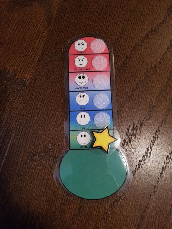 Feelings Thermometer Visual Support - Etsy