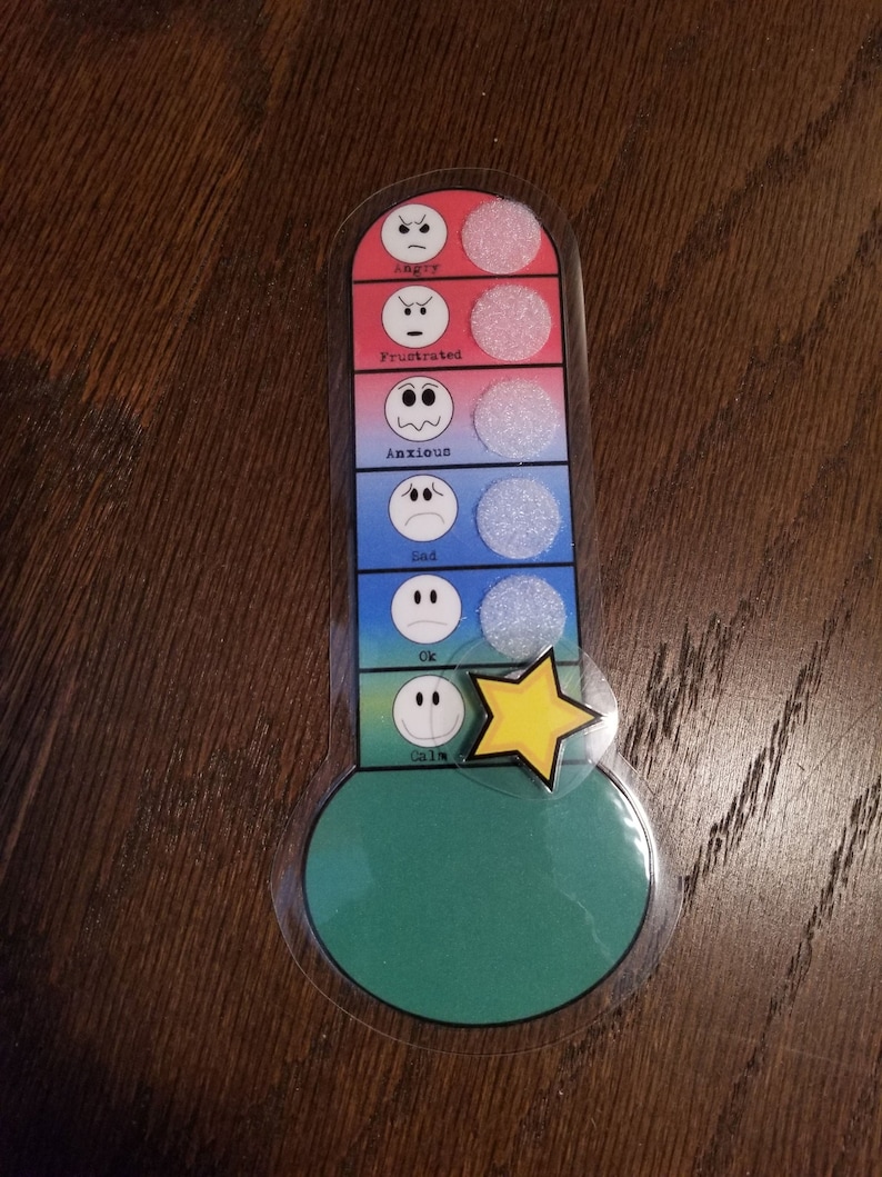 Feelings Thermometer Visual Support - Etsy