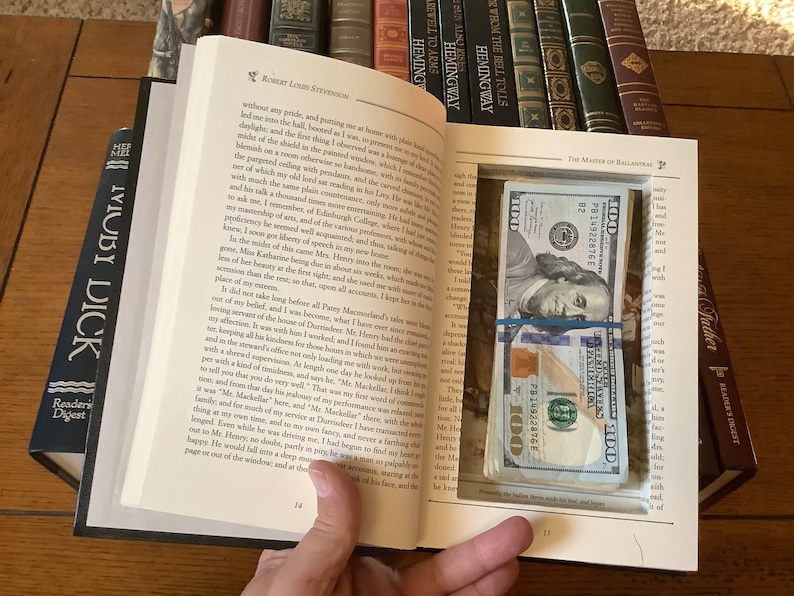 Hollowed Out Classic Books Various - Etsy