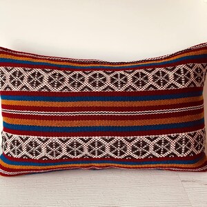 Lumbar Pillow Cover Peruvian Pattern 100% Handmade Peruvian Wool ...