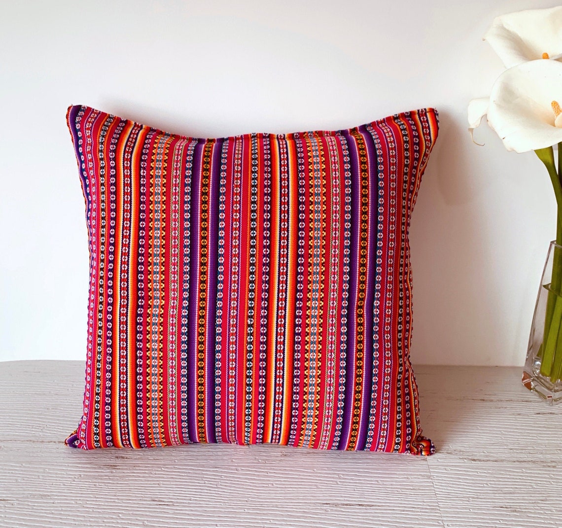 Pillow Cover Peruvian Pattern Multi Color Pattern Cushion - Etsy
