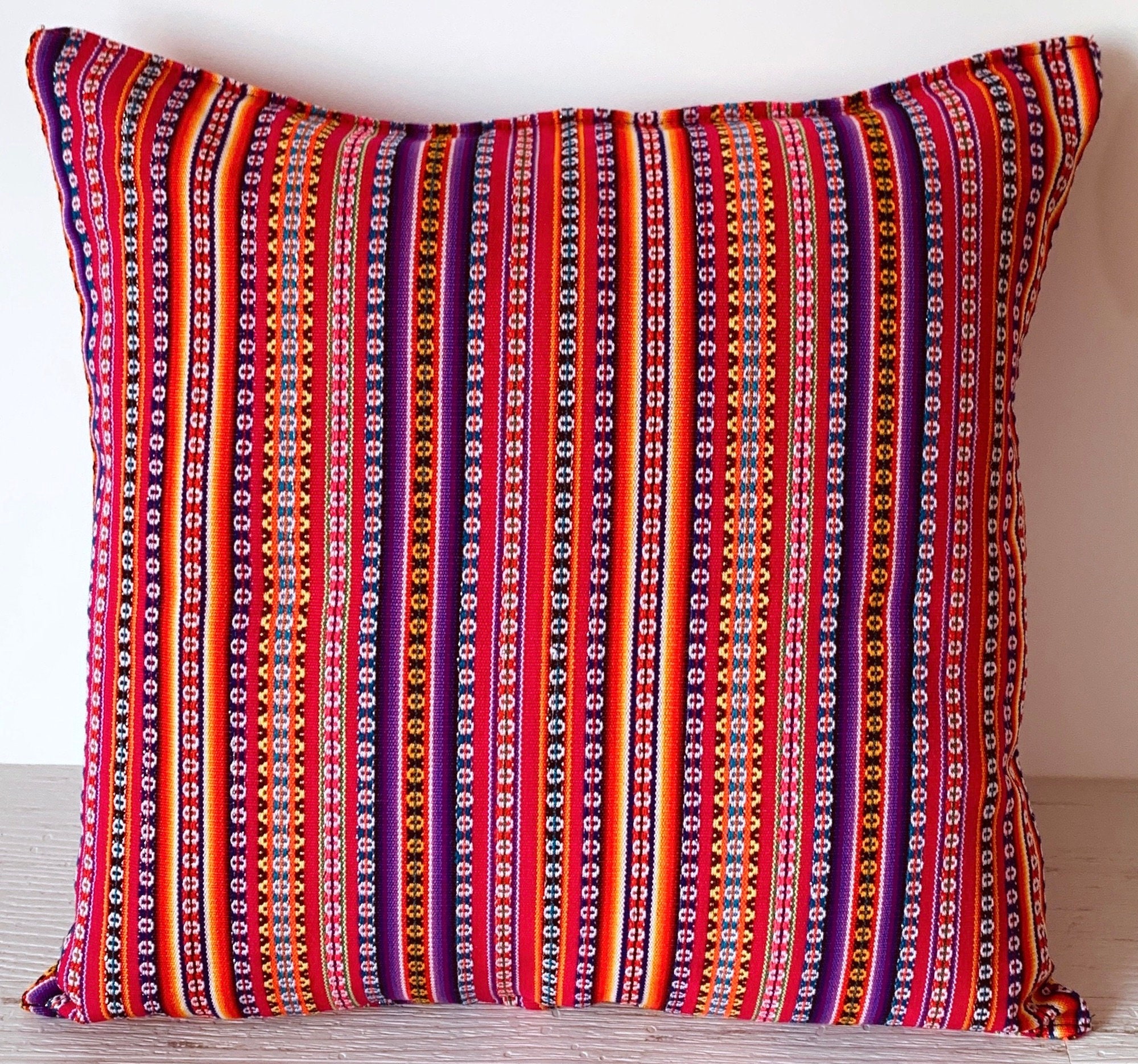 Pillow Cover Peruvian Pattern Multi Color Pattern Cushion - Etsy