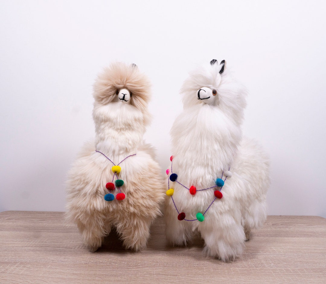 Super Soft and Luxurious Large Stuffed Alpaca - Made With Suri Alpaca ...