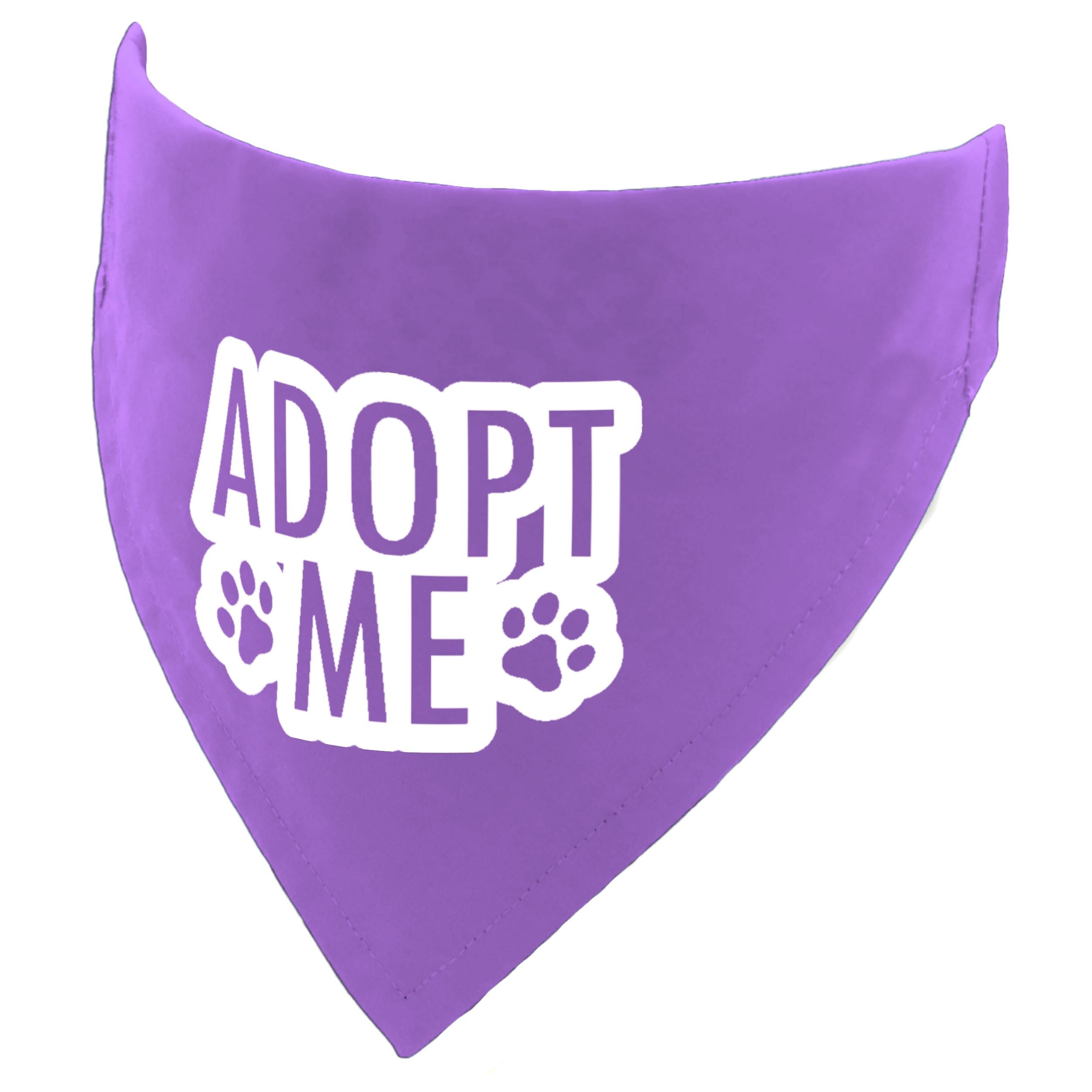 Adopt Me Dog Bandana | Rescue Dog | Slips Over the Collar in Sizes XS ...