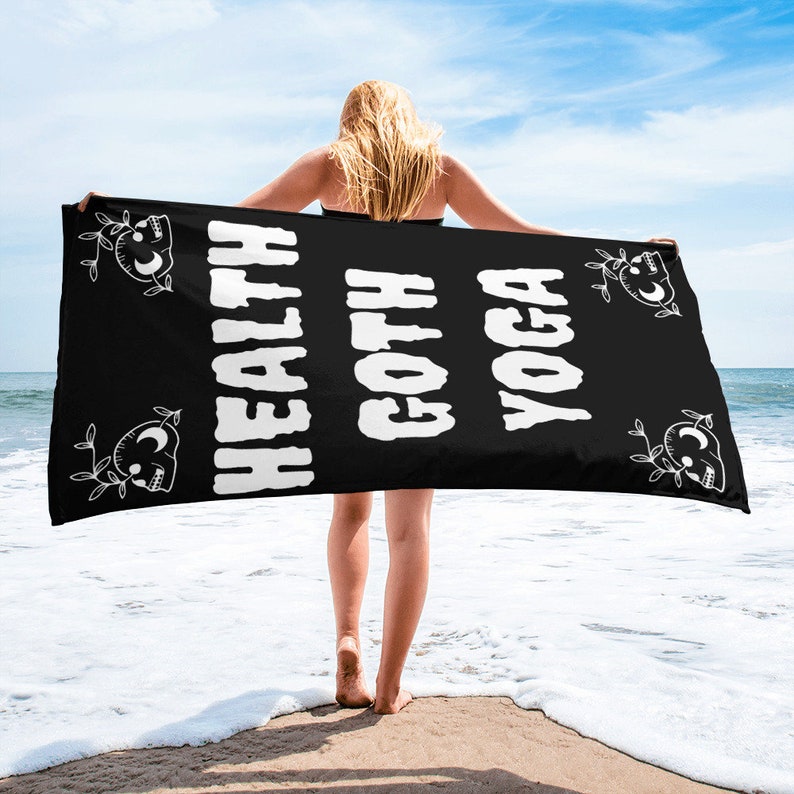 Health Goth Towel - Etsy