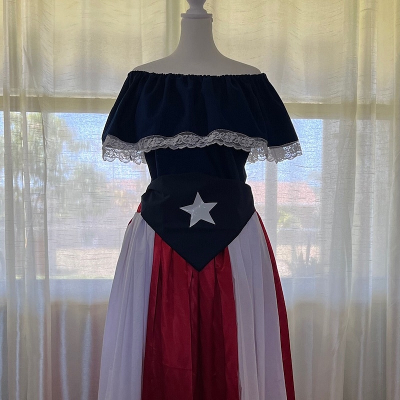 Traditional Puerto Rican Bomba Dress - Etsy