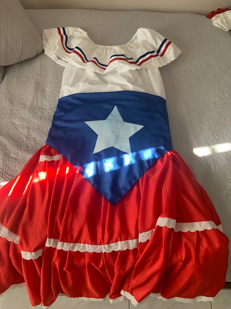 Puerto Rico Traditional Dress - Etsy
