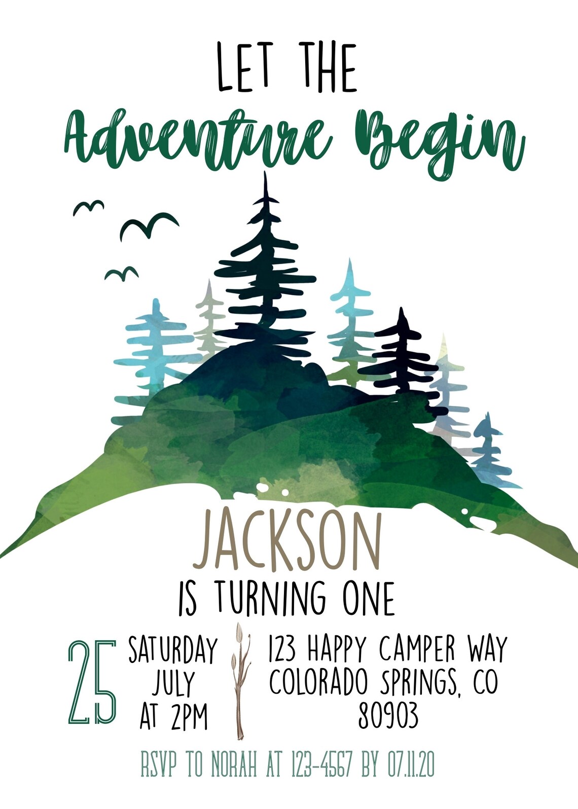 Adventure Birthday Invitation INSTANT DOWNLOAD Printable - Etsy Canada