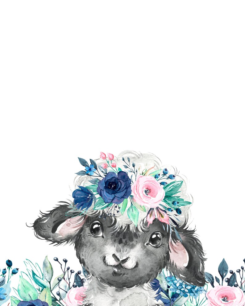 Barnyard Baby Nursery Farm Nursery Firl Farm Floral Farm - Etsy