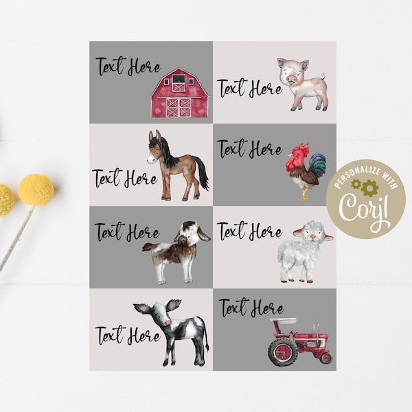 Farm Animals Nursery - Etsy