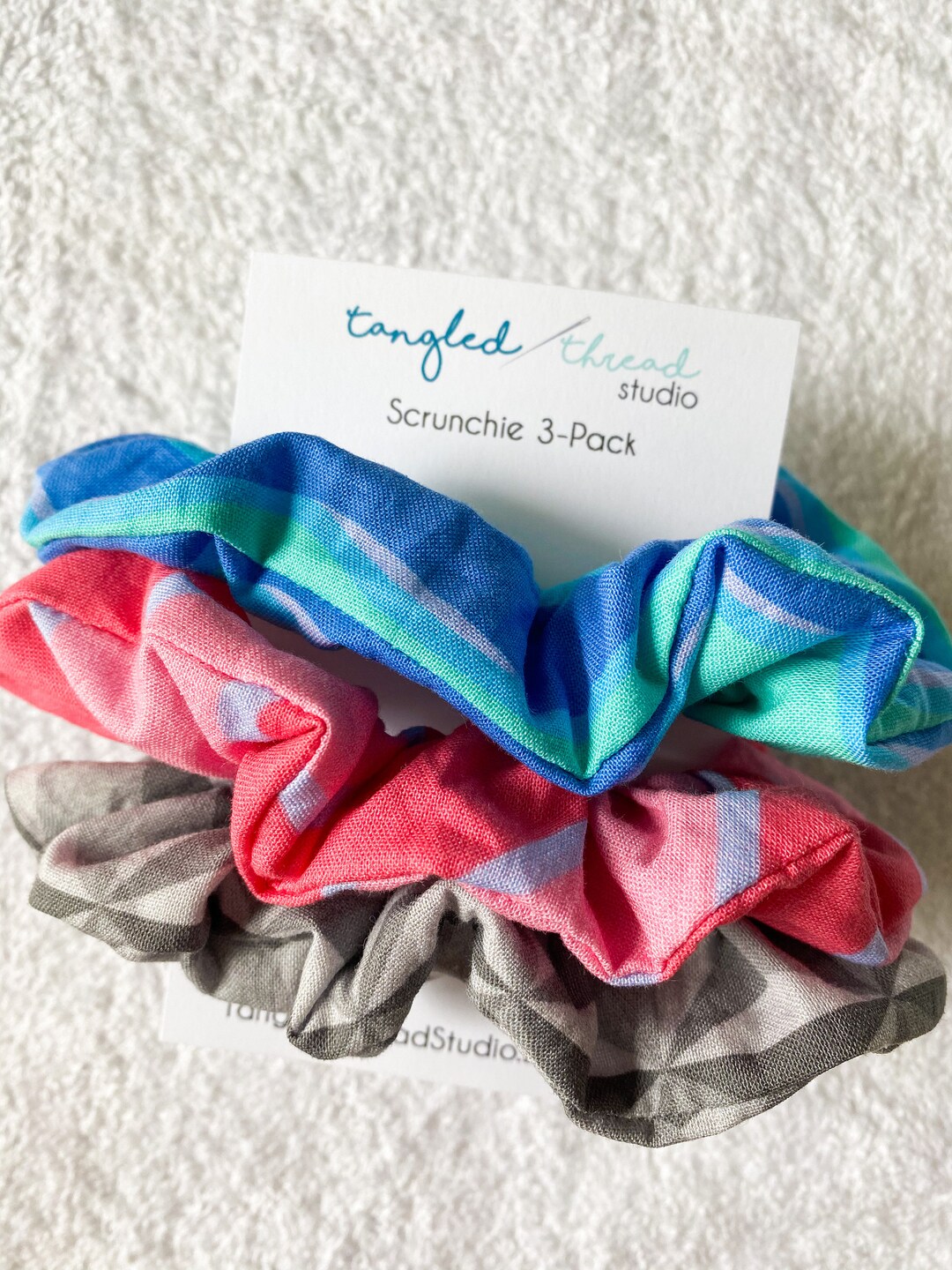 Epcot Wall Scrunchies Collection, Cotton Scrunchies, Hair Ties, Fabric ...