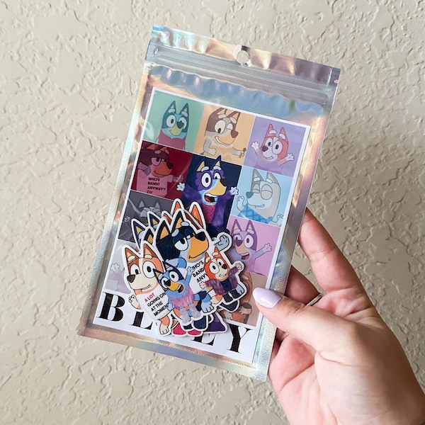 Bluey Stickers - Etsy