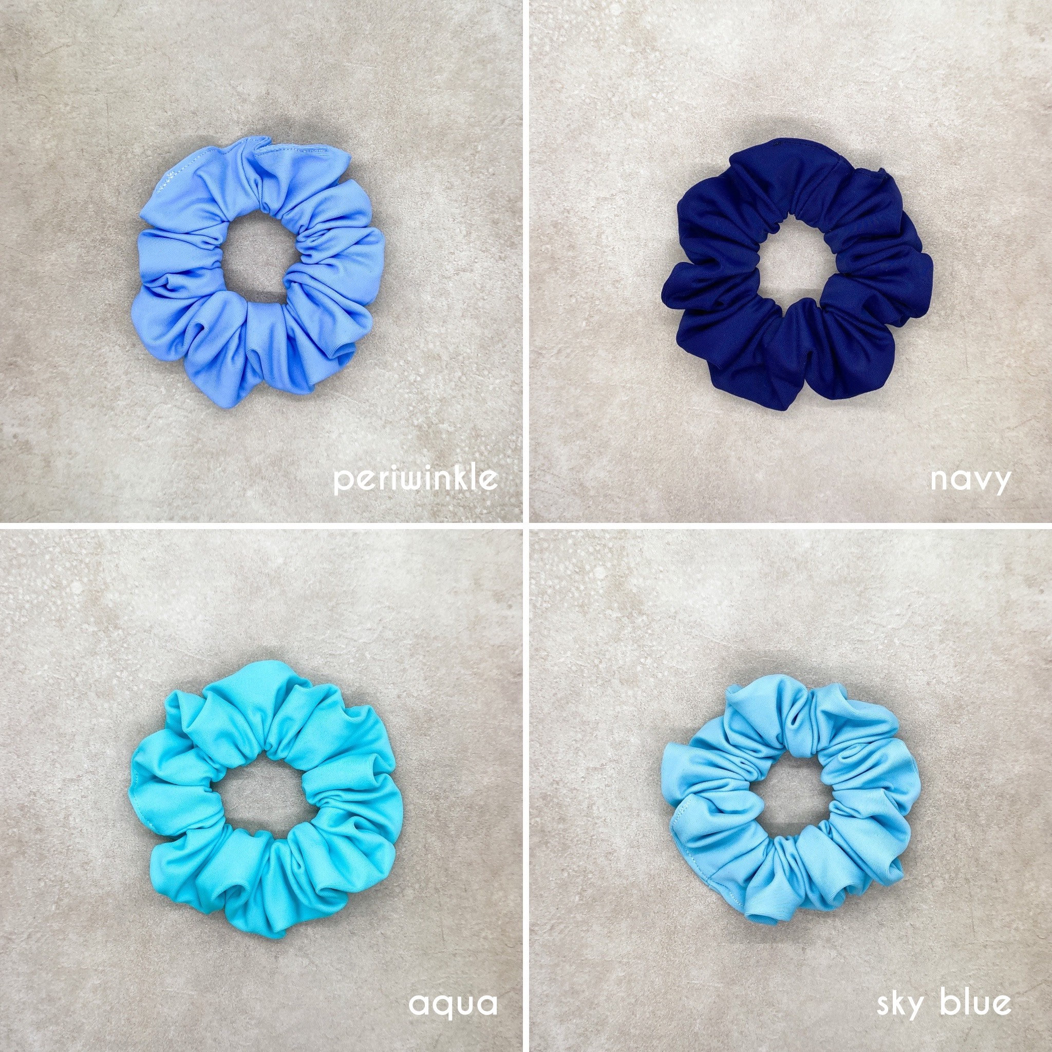 Swim Scrunchies, Pool Safe Bathing Suit Scrunchies, Water Proof Work ...