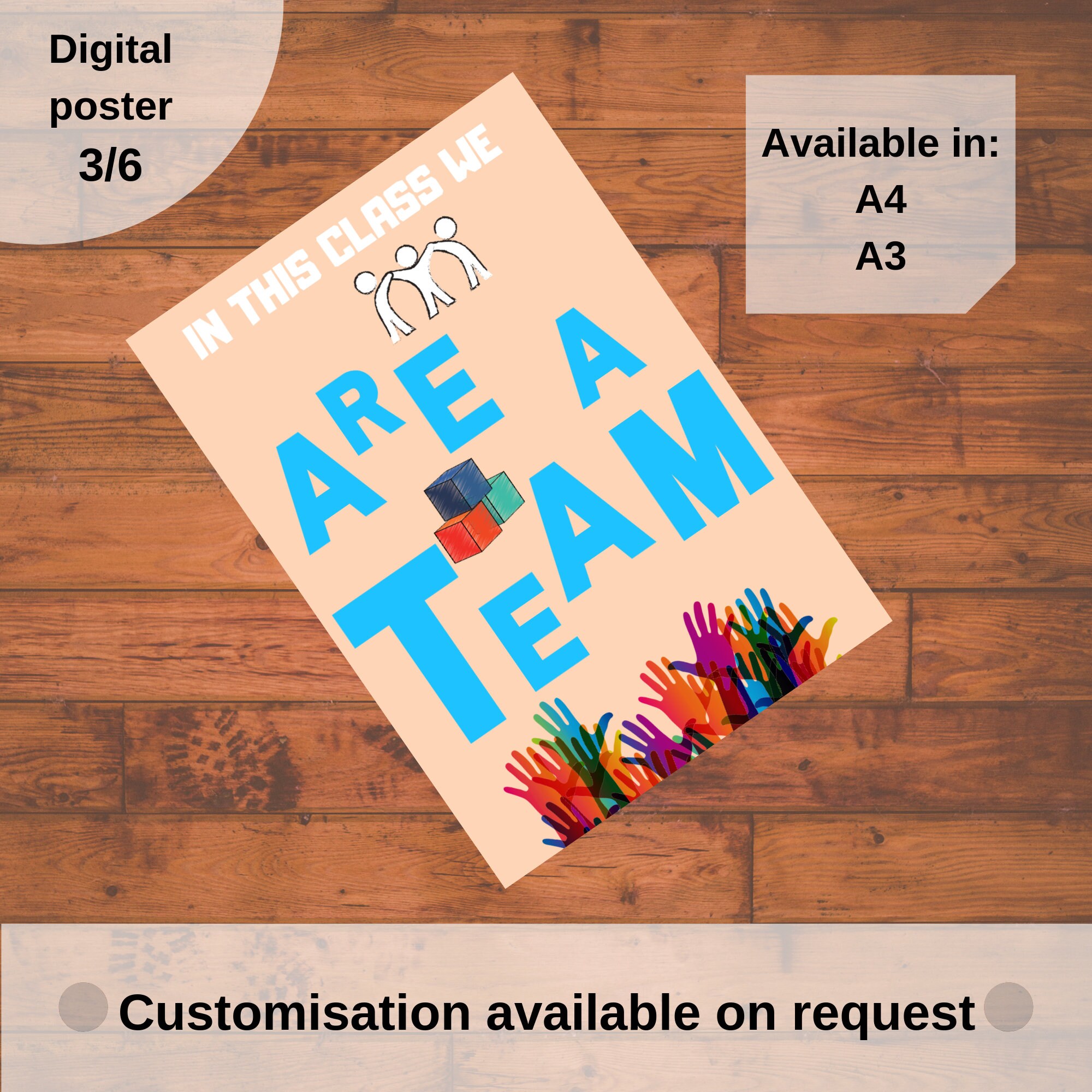 Set of Six Motivational Classroom Posters A3 & A4 - Etsy