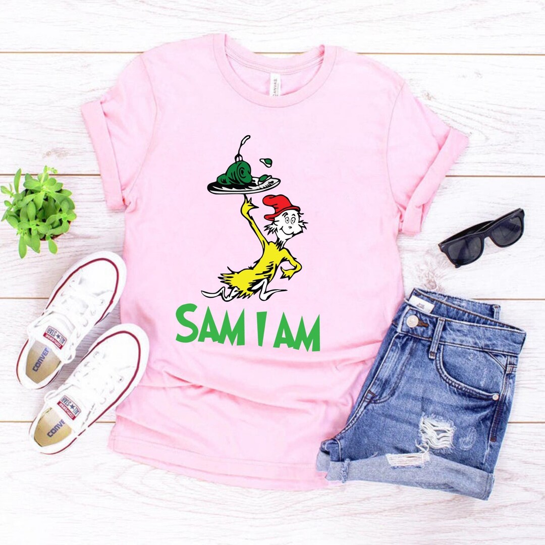 L Am Sam Shirt, Happy Dr Seuss Day Shirt, Dr Seuss Shirt, Reading Day ...