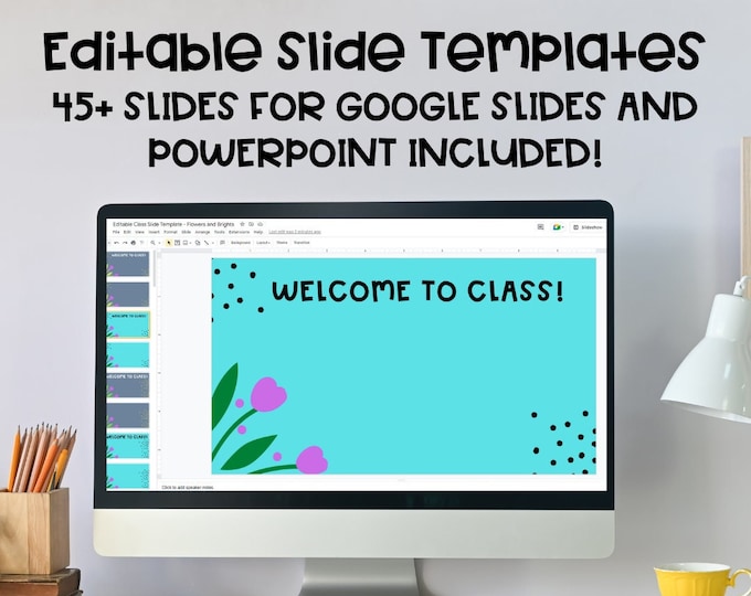EDITABLE Classroom Slides Template Pumpkin Theme Teacher Resources ...