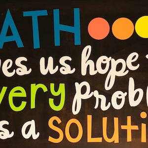 Math Bulletin Board Kit | Back to School Bulletin Board | Math ...