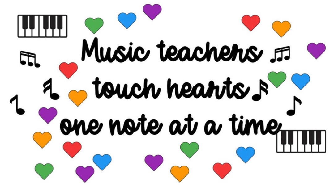 Music Teacher School Bulletin Board Teacher Appreciation Back to School ...