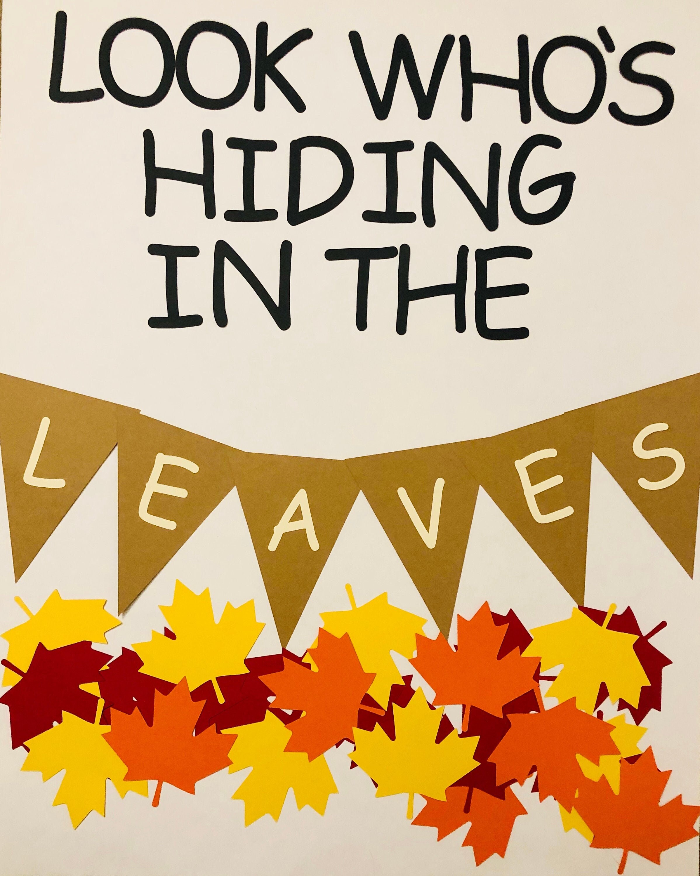 Fall Bulletin Board for Classroom | DIY Set | Fall Season Welcome Back ...