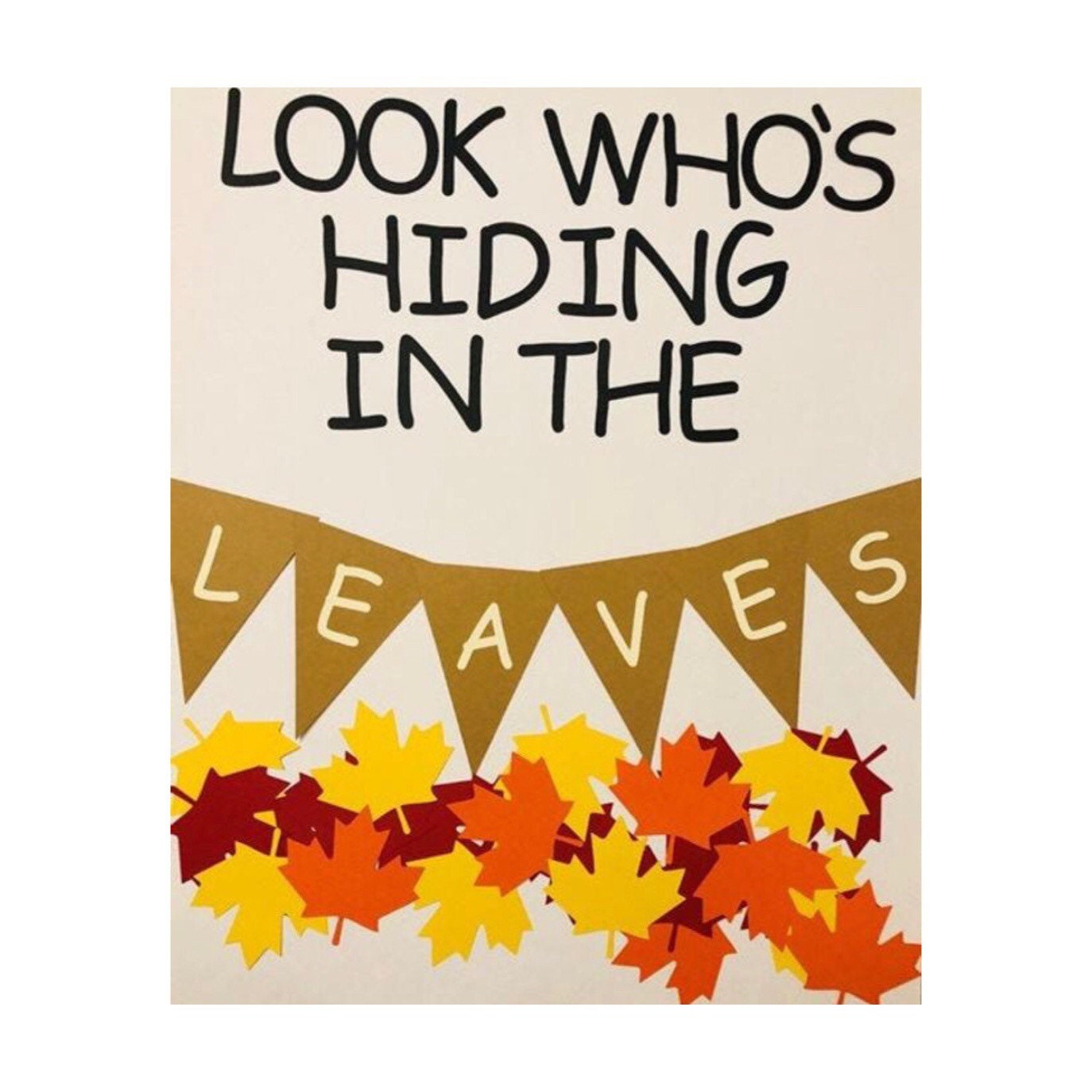 Fall Bulletin Board for Classroom | DIY Set | Fall Season Welcome Back ...