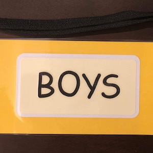 Teacher Bathroom Pass Boys and Girls Laminated Pencil - Etsy