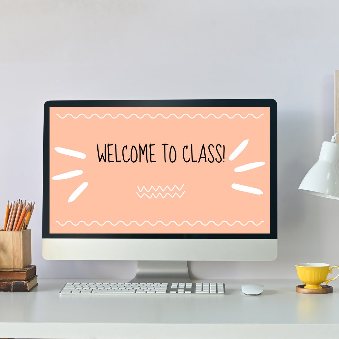Editable Class Slide Template Google Slides Template - Etsy
