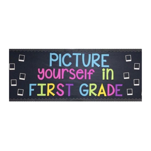 Teachers School Bulletin Board Cutouts Diy Kit Reach For Etsy