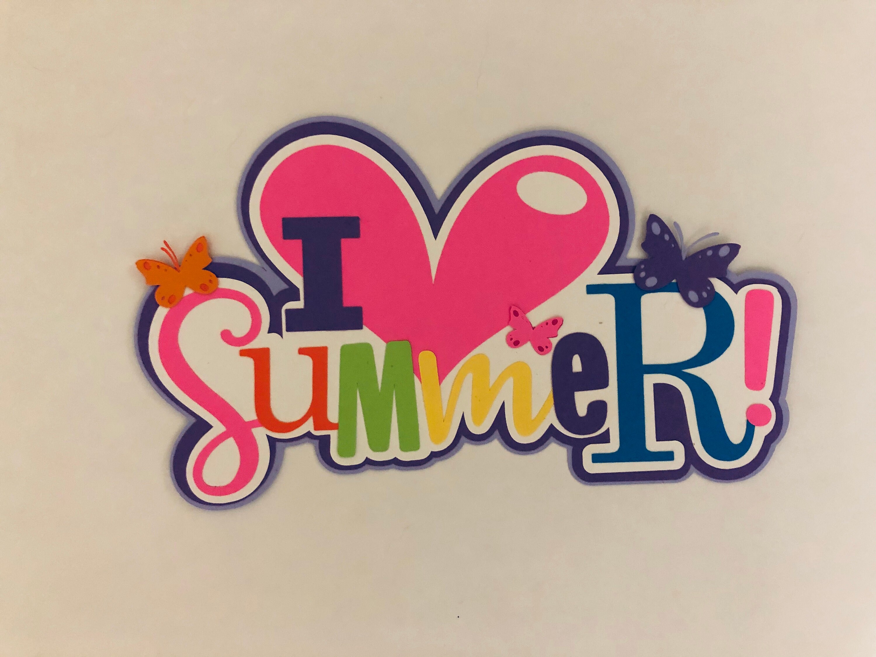 Spring Die Cut Summer Die Cut Fall Die Cut Winter Die Cut | Etsy