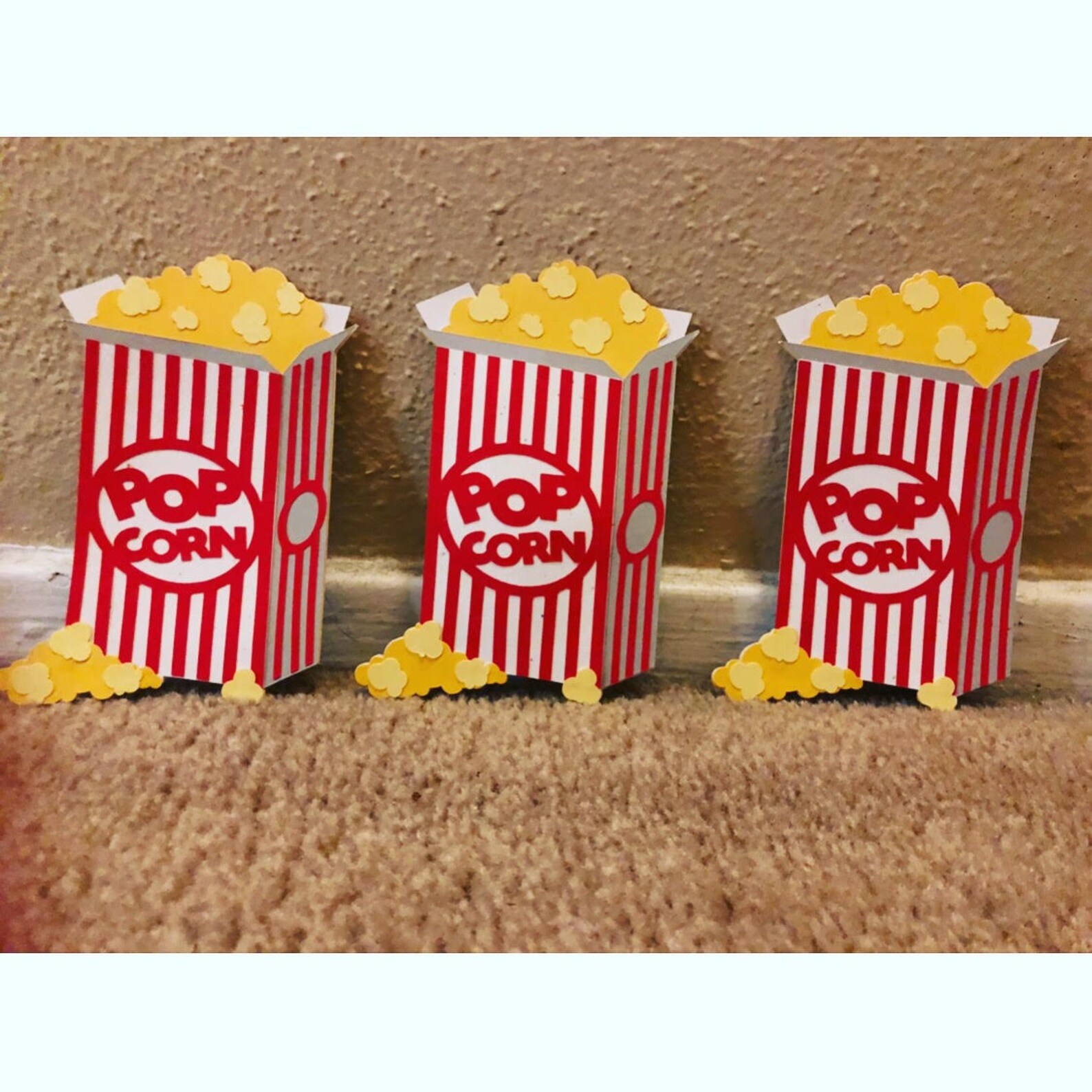 Pop Corn Die Cut Cardstock Pop Corn Movie Pop Corn Die Cut - Etsy