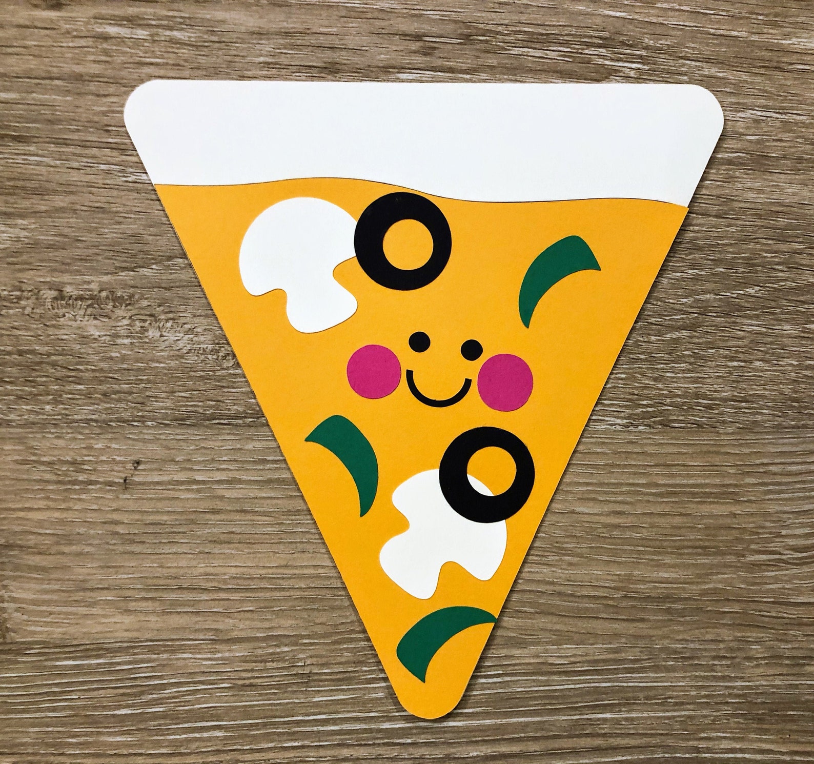 Pizza Die Cut, Cardstock Pizza Die Cut, Food Die Cut, Pizza Scrapbook ...