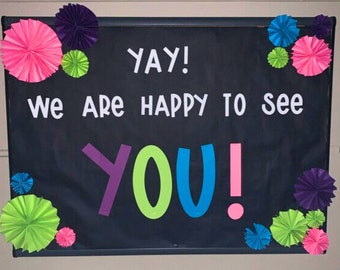 Back to School Bulletin Board or Door Decoration - Etsy