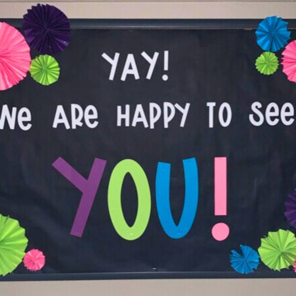 Welcome Back Bulletin Board - Etsy