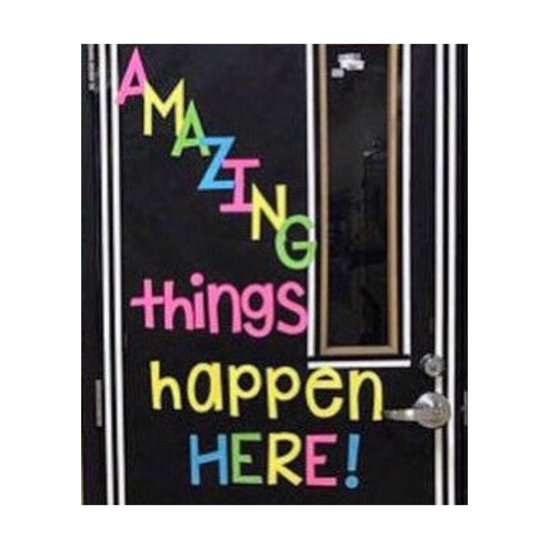 Teachers School Bulletin Board Cutouts | Spring DIY Set |back to School ...