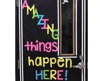 Buy Teachers School Bulletin Board Cutouts DIY Kit amazing Things ...