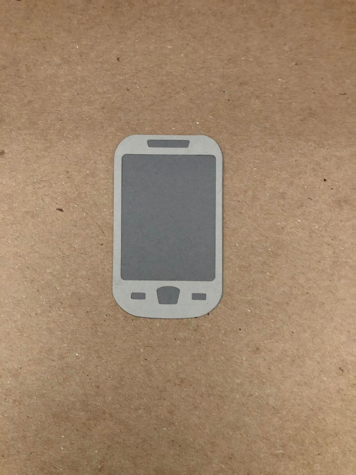 Cell Phone, Vintage Phone Scrapbook Paper Piecing, Die Cut ...