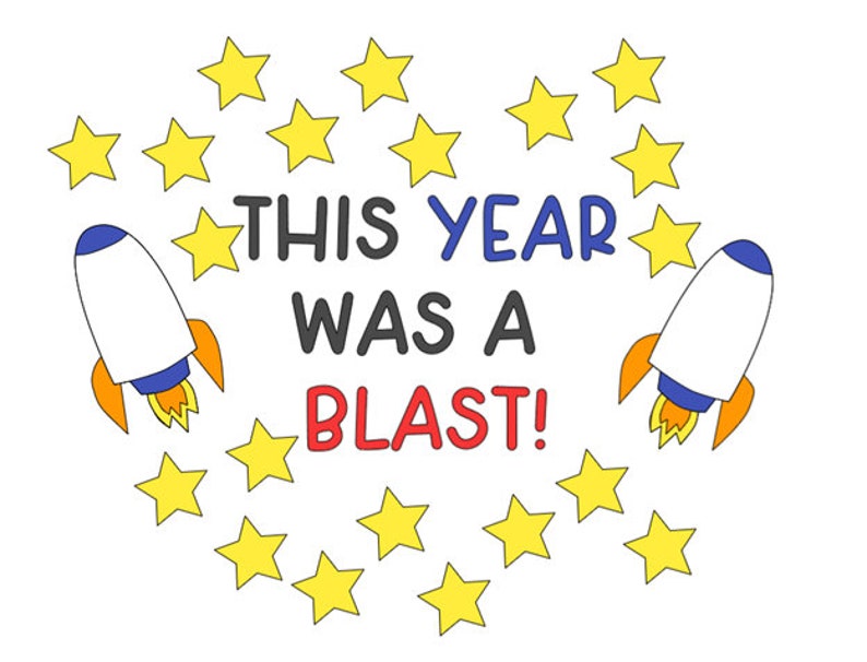 End of the Year Bulletin Board Kit Summer Bulletin Board Kit - Etsy