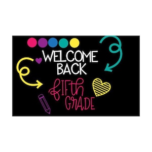 Back to School Bulletin Board | Bulletin Board Letters | Classroom Door ...