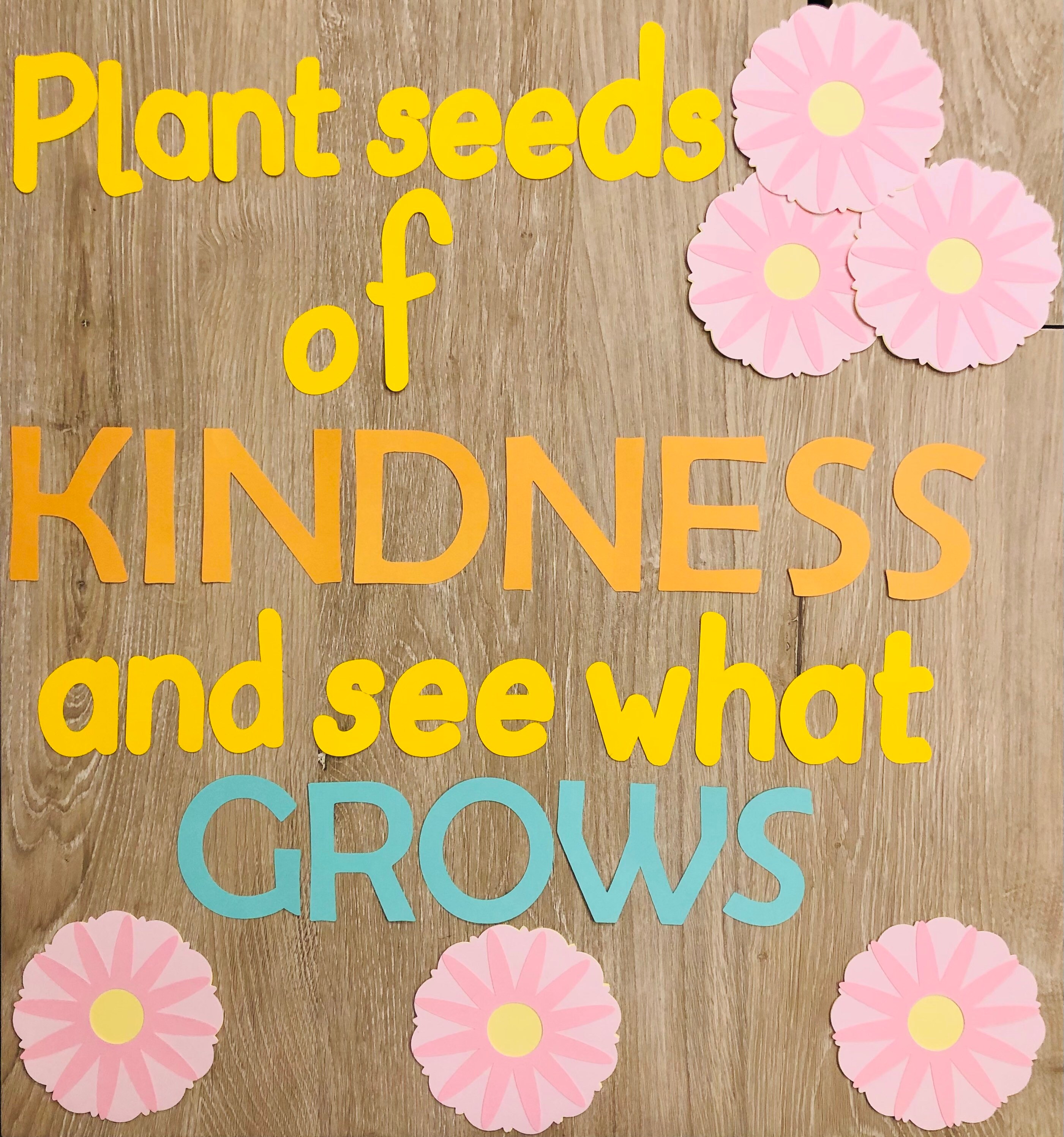 Teachers School Bulletin Board Cutouts Kindness Classroom - Etsy